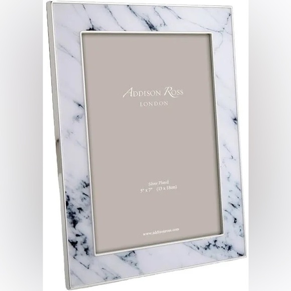 Addison Ross | Accents | Addison Ross Elegant Silver And Marble Frame ...